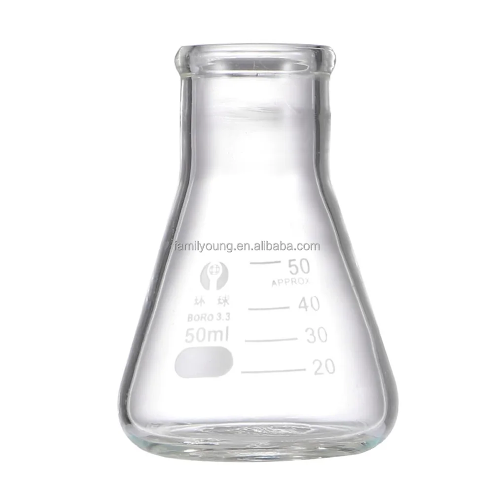 Erlenmeyer Flask High Borosilicate Glass Flask Measuring Cup School ...