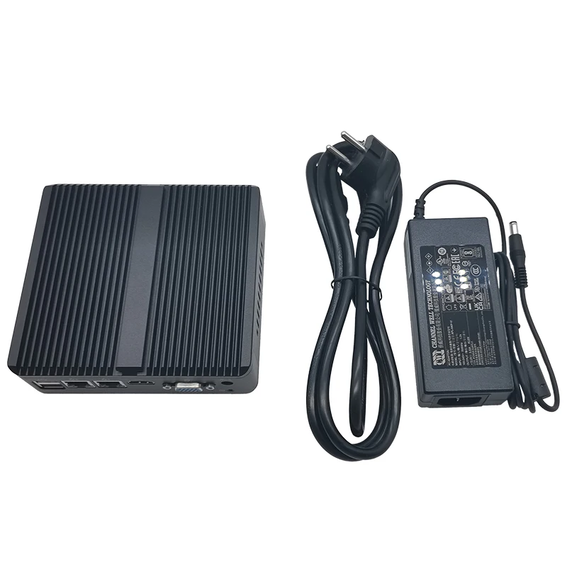 OEM Mini PC Dual LAN Port Fanless J4125 CPU 4GB RAM 128GB ROM USB HD-MI ...