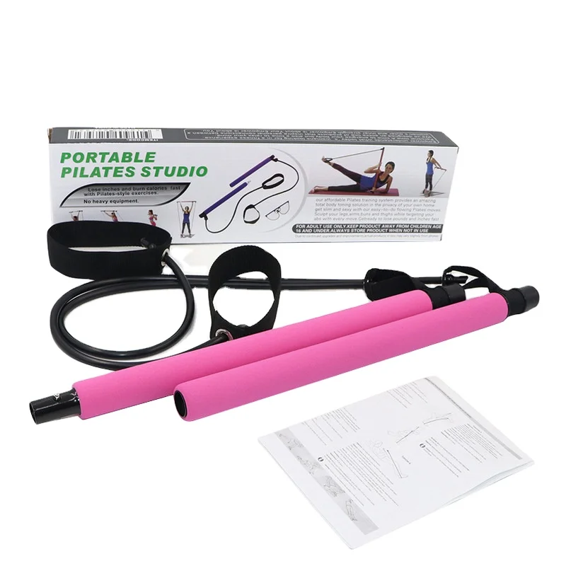 multi-function pilates bar Adjustable Exercise Yoga Bar Pilates Stick ...