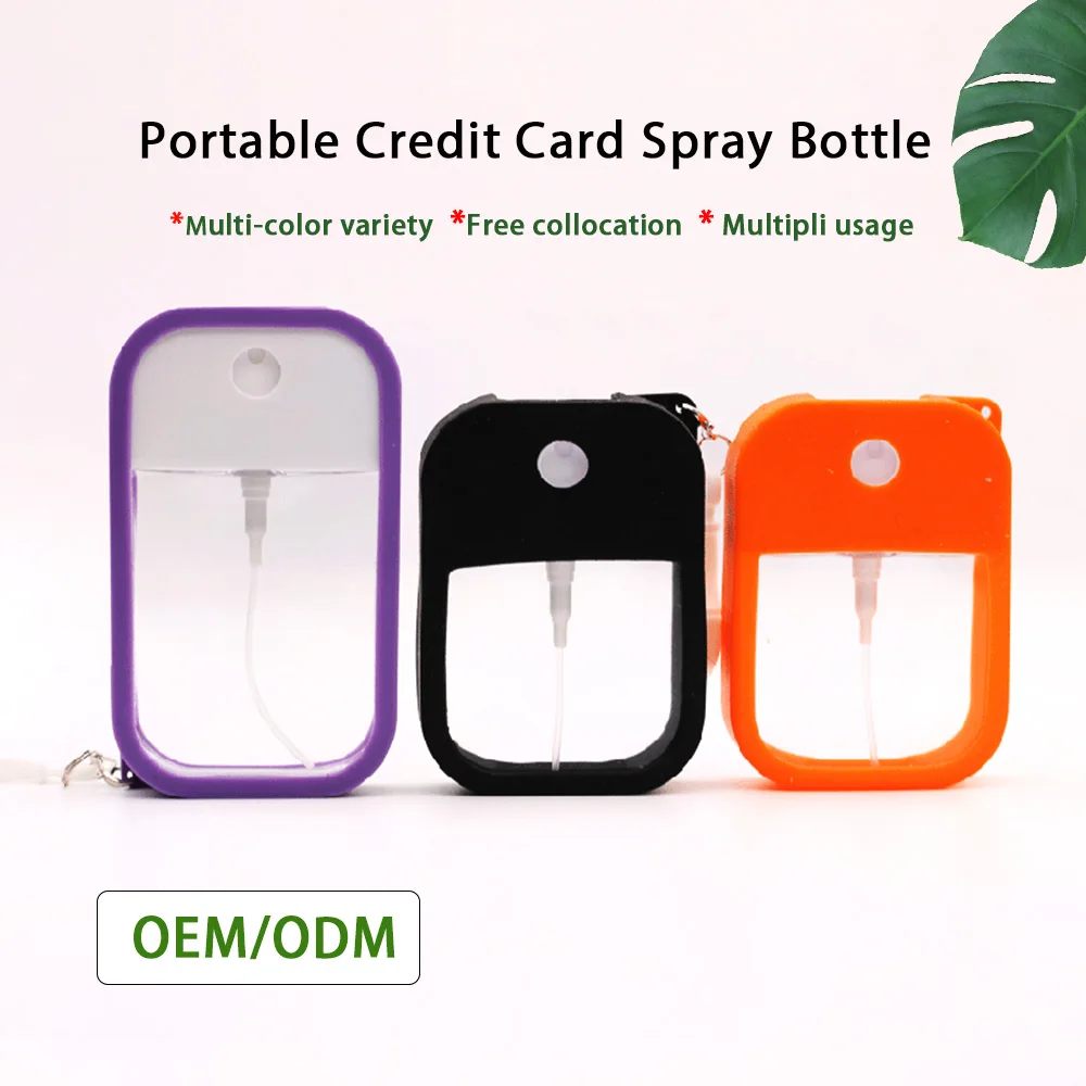 Wholesales 45ml 50ml Empty Plastic Credit Card Pocket Size Spray Bottle ...