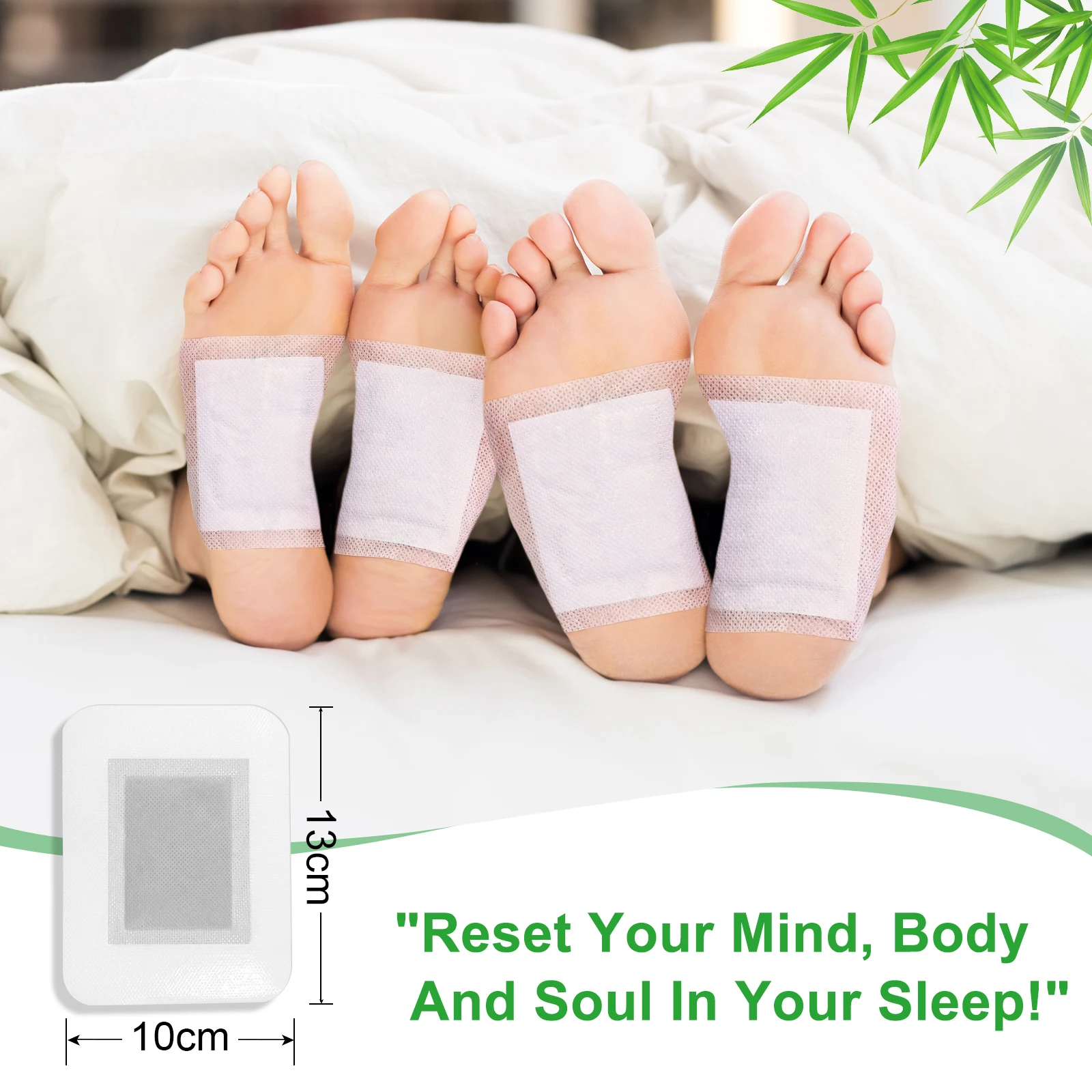 SEFUDUN Foot Detox Pads - Herbal Bamboo Vinegar & Ginger Detox Patches ...