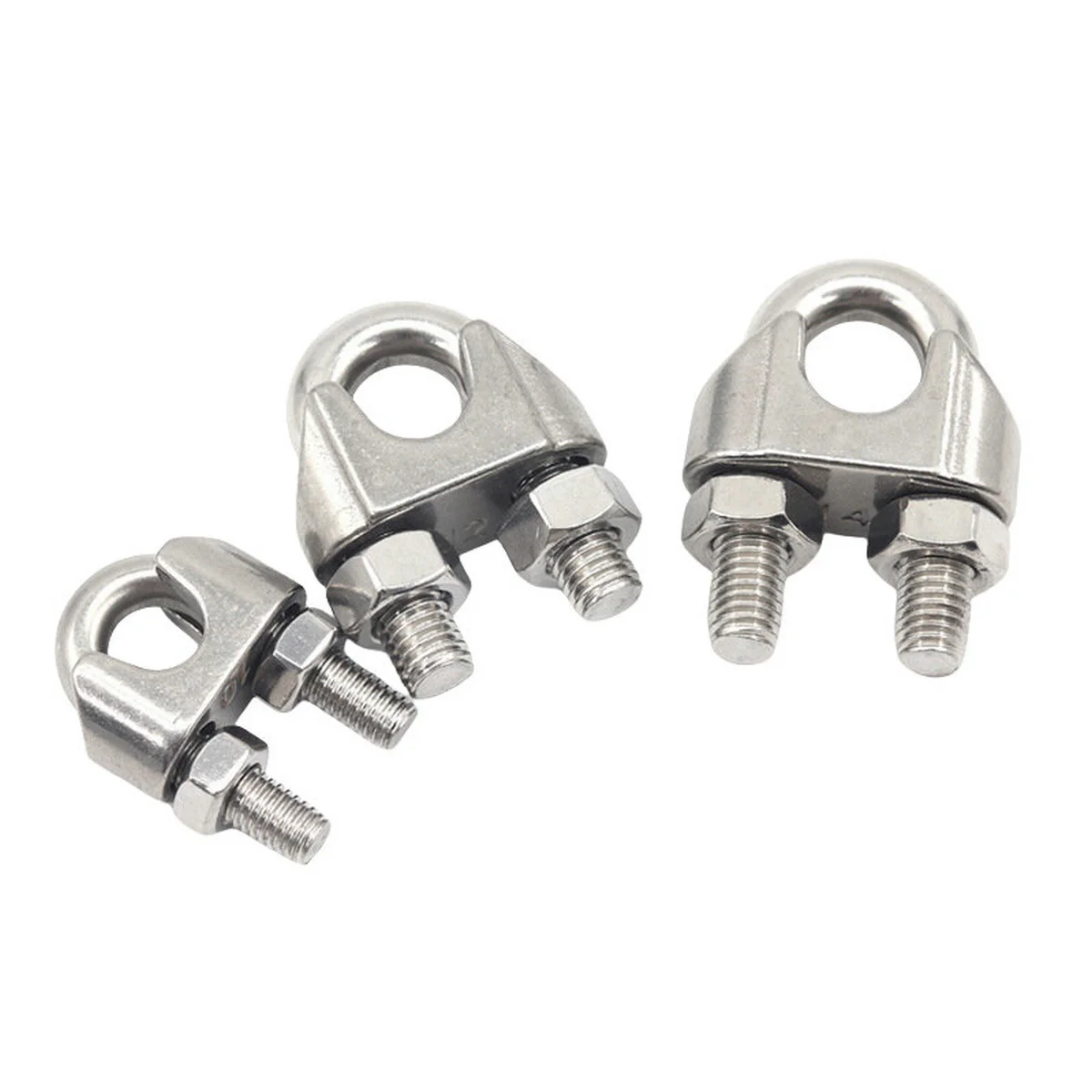 Customized Din 741 Standard Cable Clamps With Hot Dip Galvanizing ...