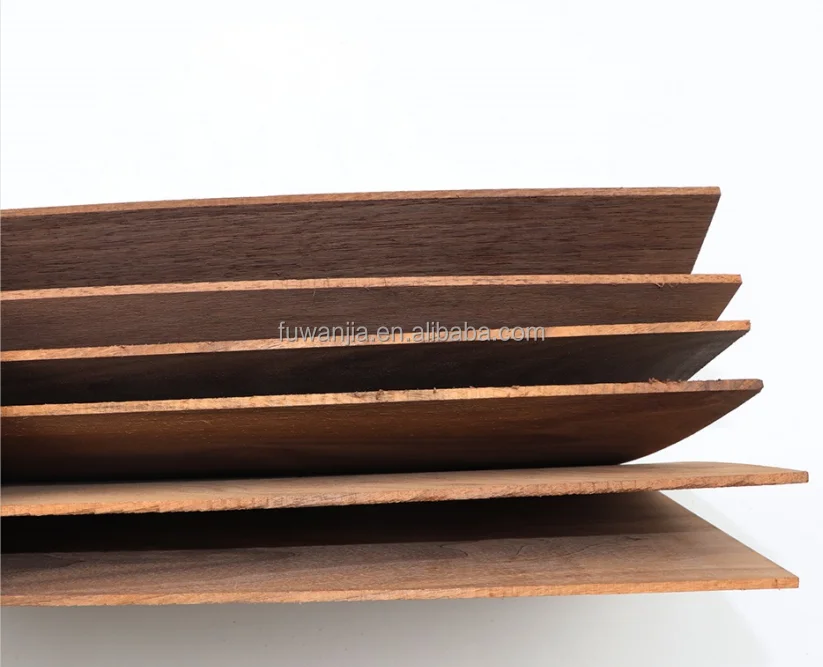 3mm 4mm Natural Black Walnut Solid Wood Chip Sheets For Diy Model ...