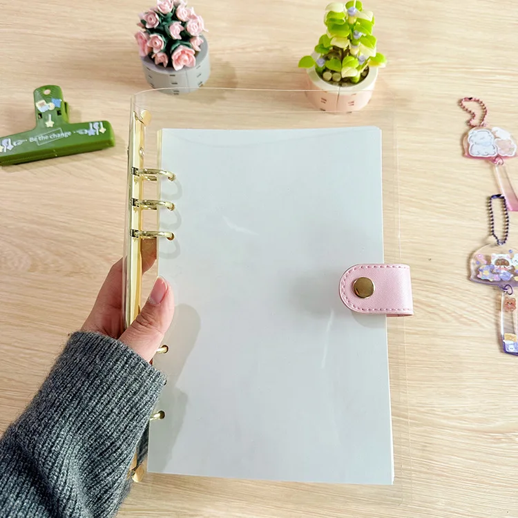 Wholesale A5 A6 Plastic Clear Pvc Budget Binder Transparent Mini ...