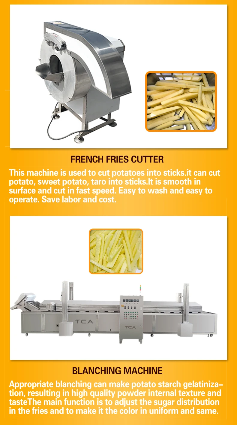 French Fries Machine Small Semi Automatic French Fries Machinery French ...