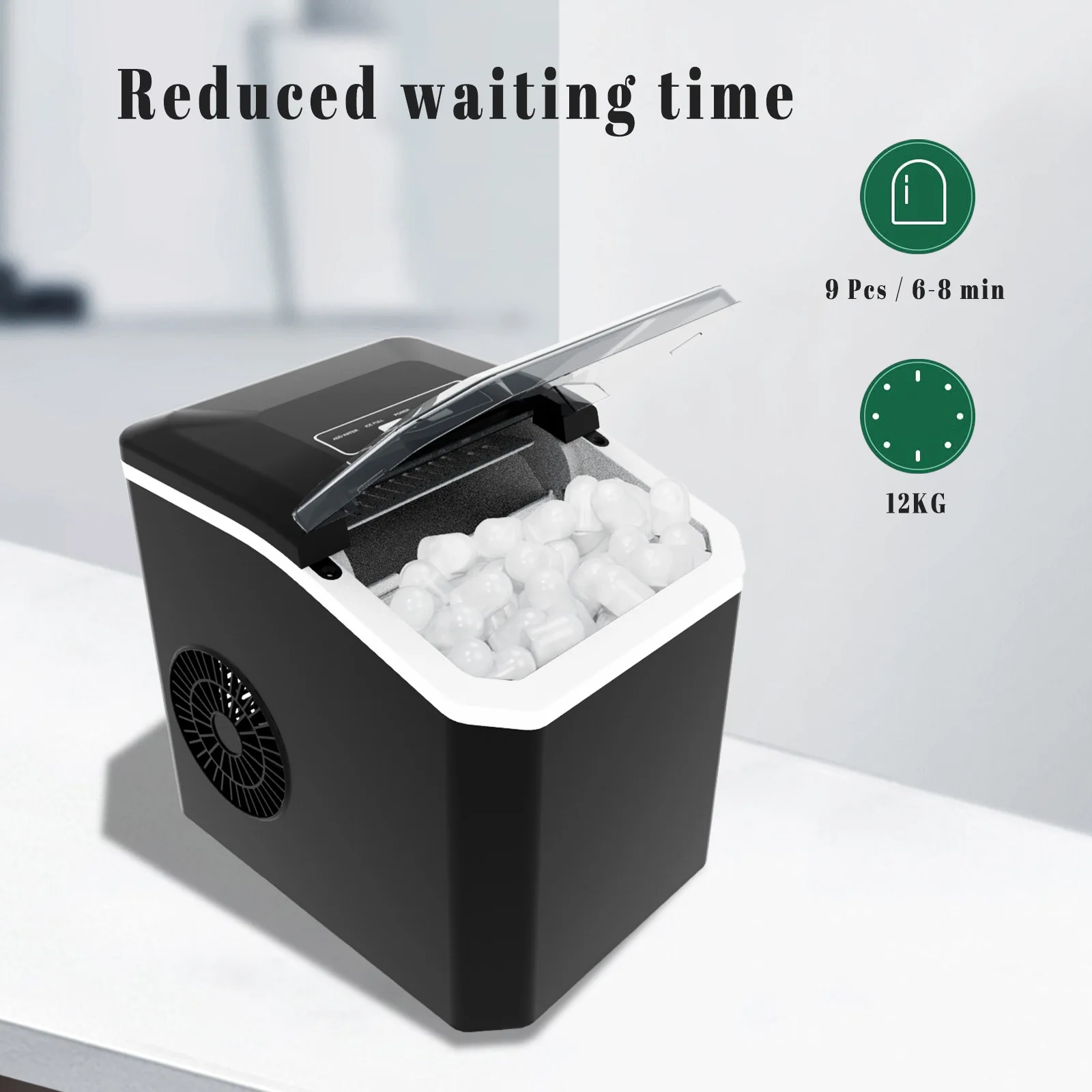 Syh605 Electric Thermoelectric Ice Maker Mini Ice Cube Maker Automatic ...