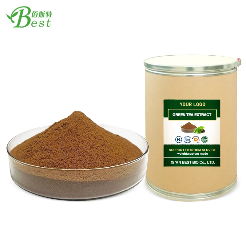 Tea Extract Epicatechin Powder Moringa Leaf Powder Bulk Factory Supply Pure Green 98% Egcg Tea ...