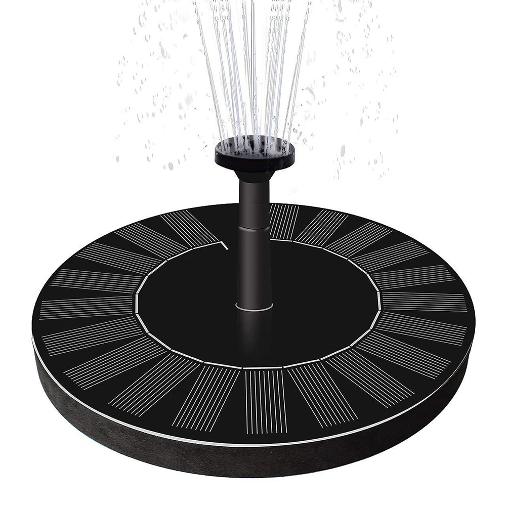 Floating Solar Fountain Waterfall Fountain Pool Pond Bird Bath Solar ...