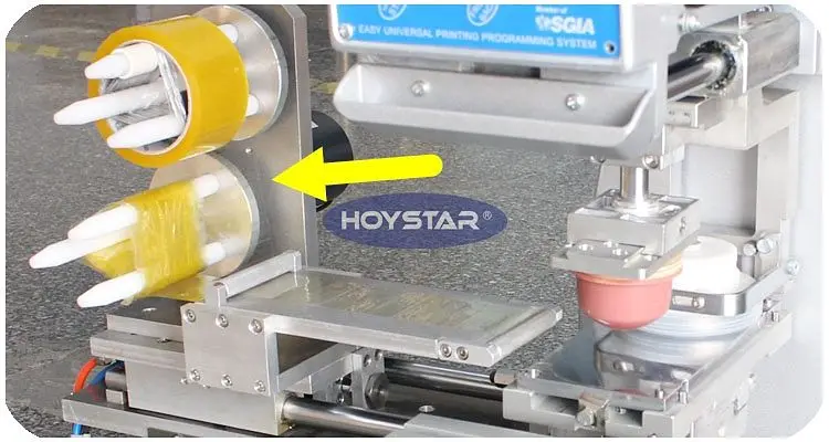Single Color Desktop Pad Printing Machine With Auto Cleaning System ...