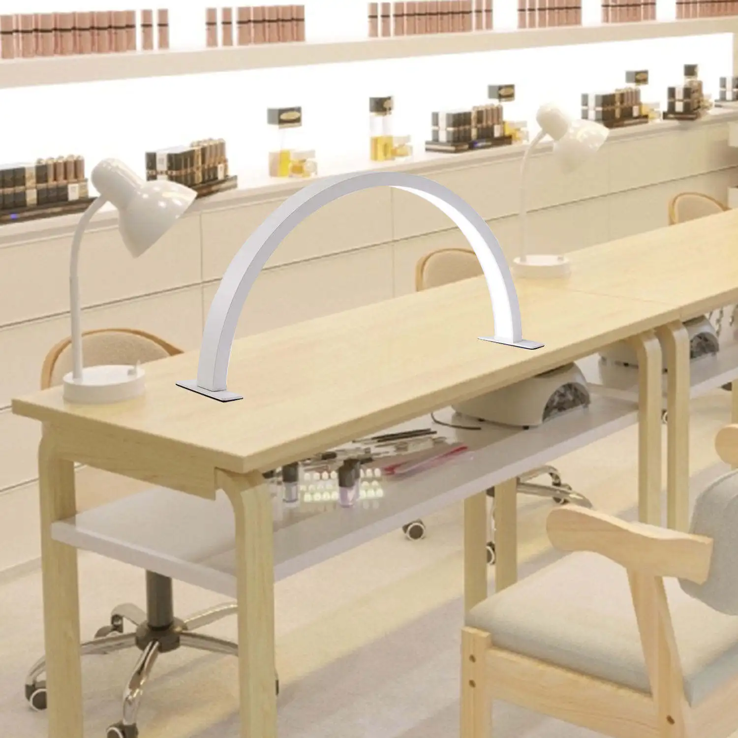 New Design 750mm Large Size Diamond Round Crystal Acrylic Modern Table ...