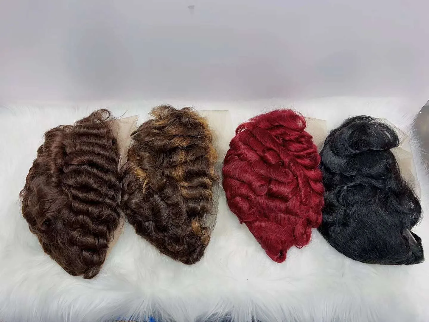 Perruque 13x4 Pixie Cut Wig - Natural Hair Bleached Knots