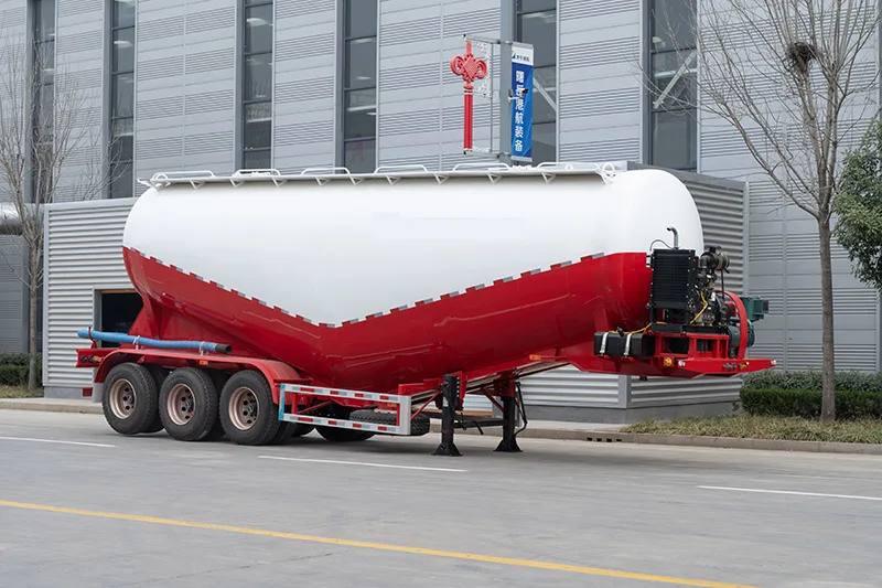 Vehicle Master Cement Powder Tanker Transport,Bulk Cement Silo Trailer ...