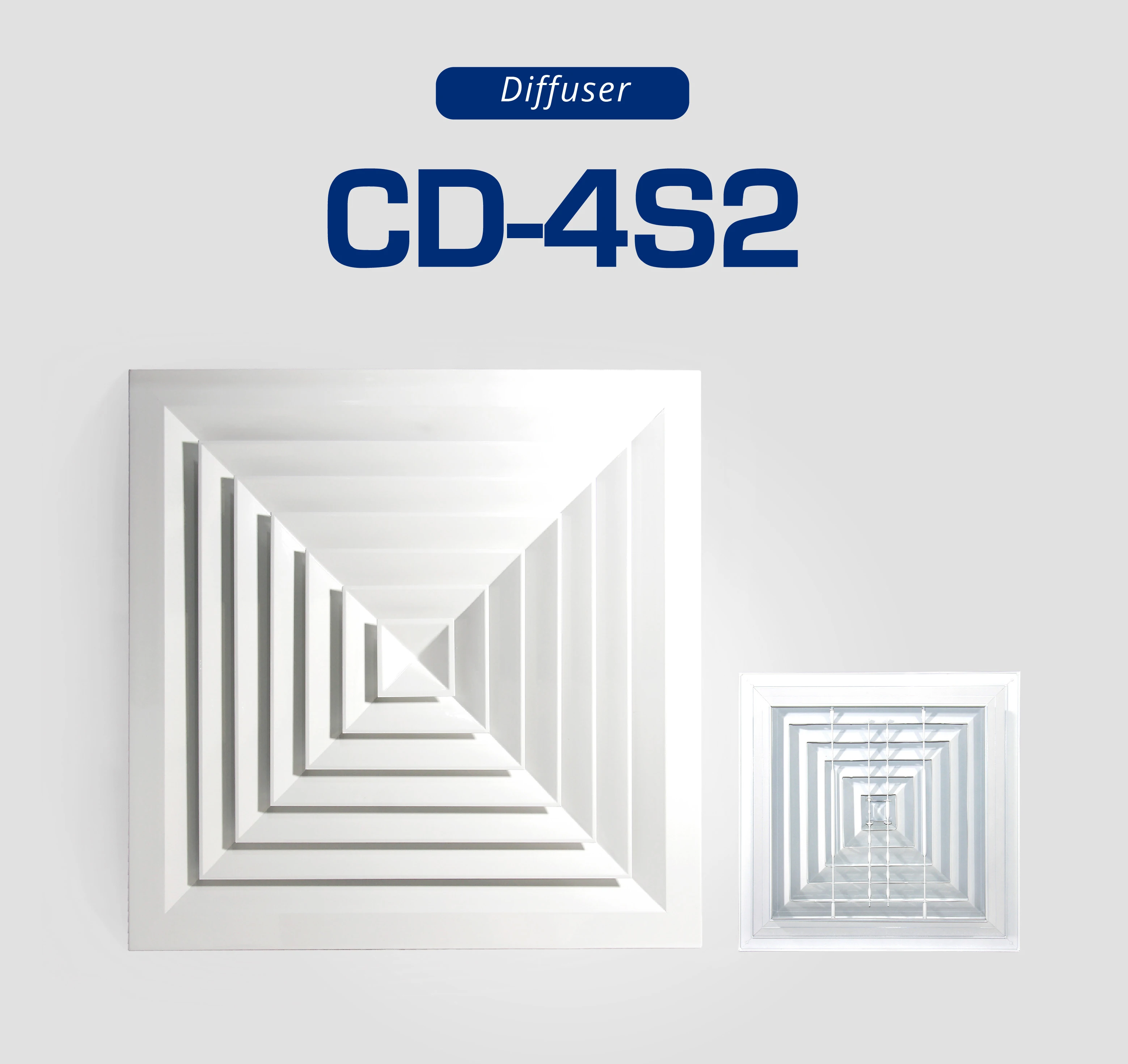 Hvac System 4 Way Supply Ceiling Air Diffuser Hvac Air Duct Diffusers ...