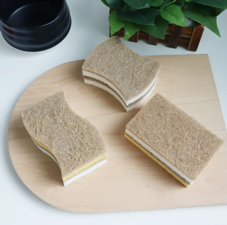 Eco-friendly Kitchen Sponge - Natural Cellulose & Sisal