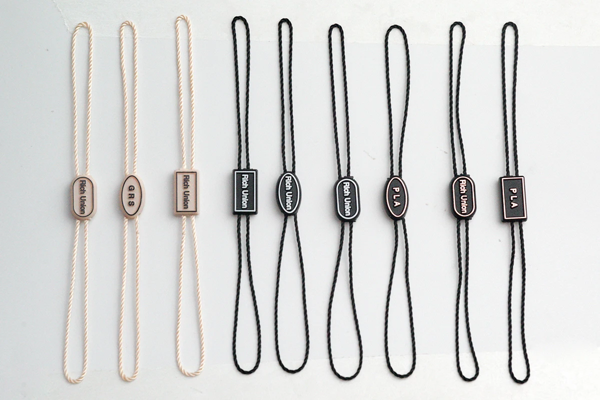 Grs Biodegradable Pla Plastic Clothes Snap Lock Pin Loop Tags Garment ...