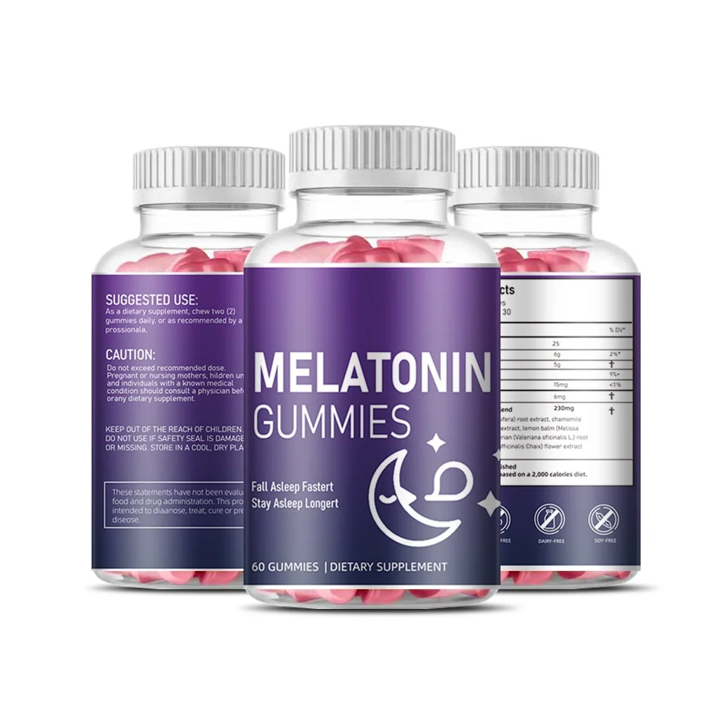 Wholesale Sleep Deep Aid Melatonina/melatonin Gummies Candy With ...