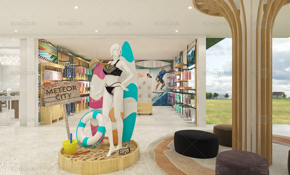 Women Underwear Display Rack Bikinis Woman Swimwear Display Stand Bra ...