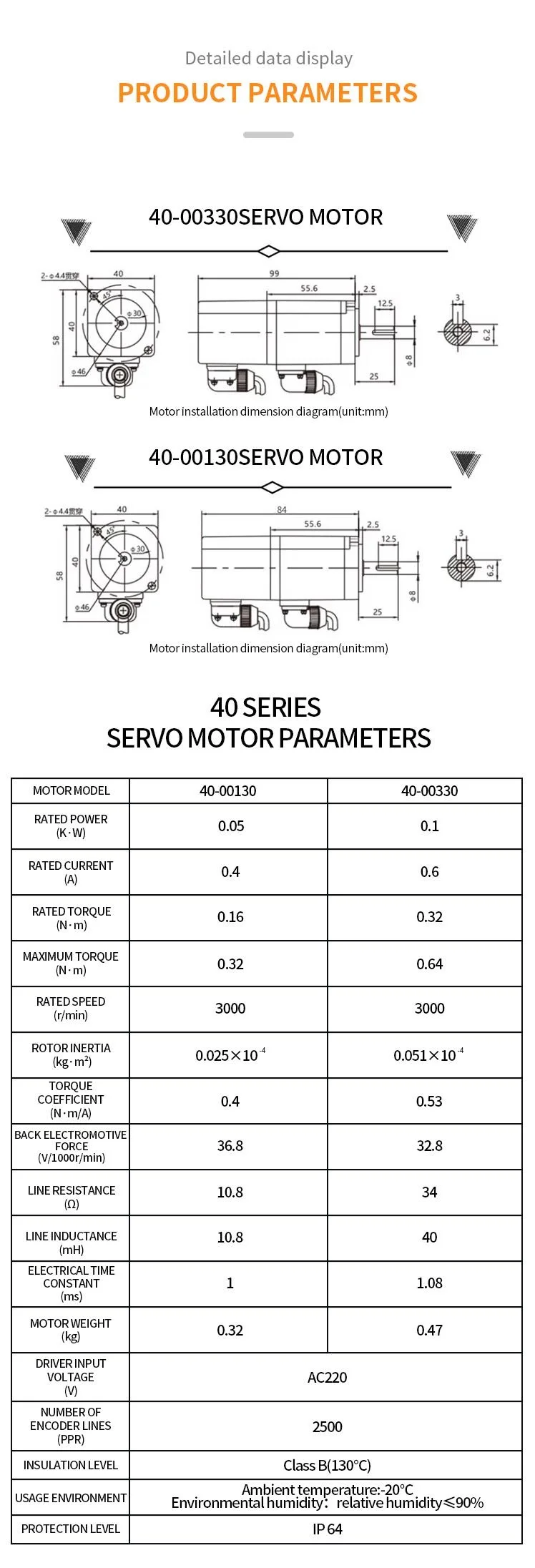 High Torque Ac Integrated Servo Motor With Driver Kit 100w 750w 1kw ...