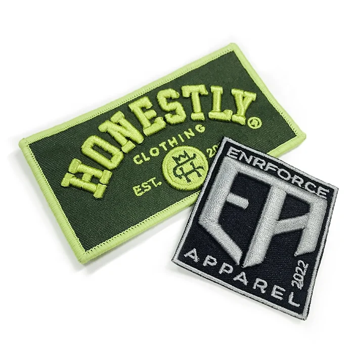 Custom Brand logo Clothing Cap Patch Iron on Letter Patches Embroidery ...