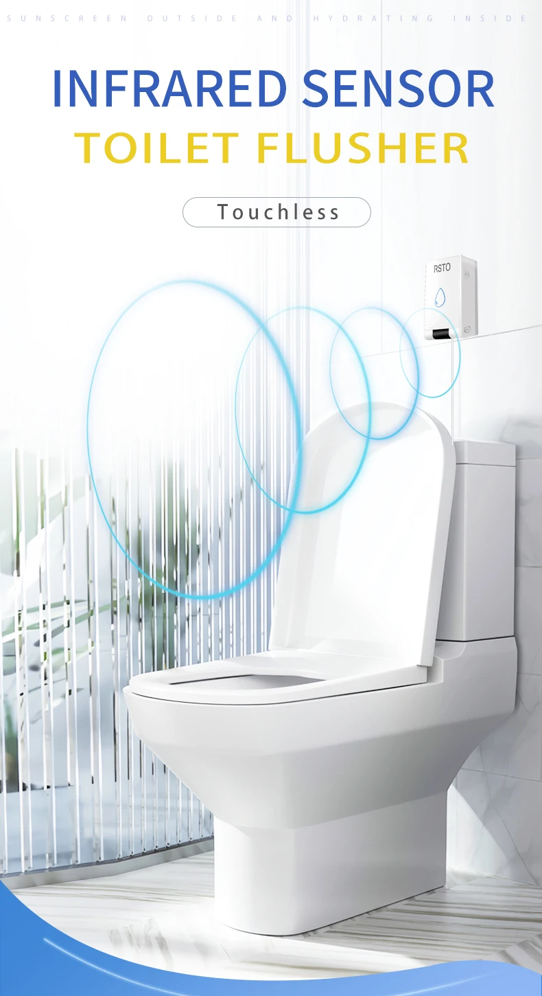 RSTO Automatic Toilet Flushing Sensor - Efficient & Hygienic