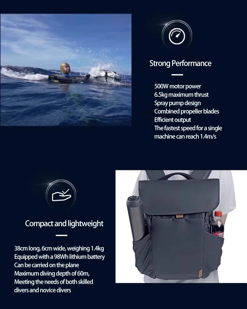 Electric Diving Booster - High Performance Underwater Propulsion