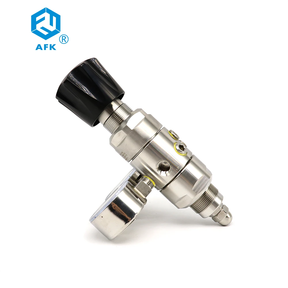 Helium Cga 580 Cylinder Connector Oxygen Lpg Gas Pressure Regulator Air ...