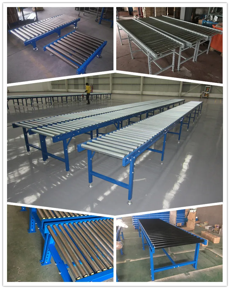 Nuohua 1200mm Plastic Gravity Roller Conveyor for Small Box