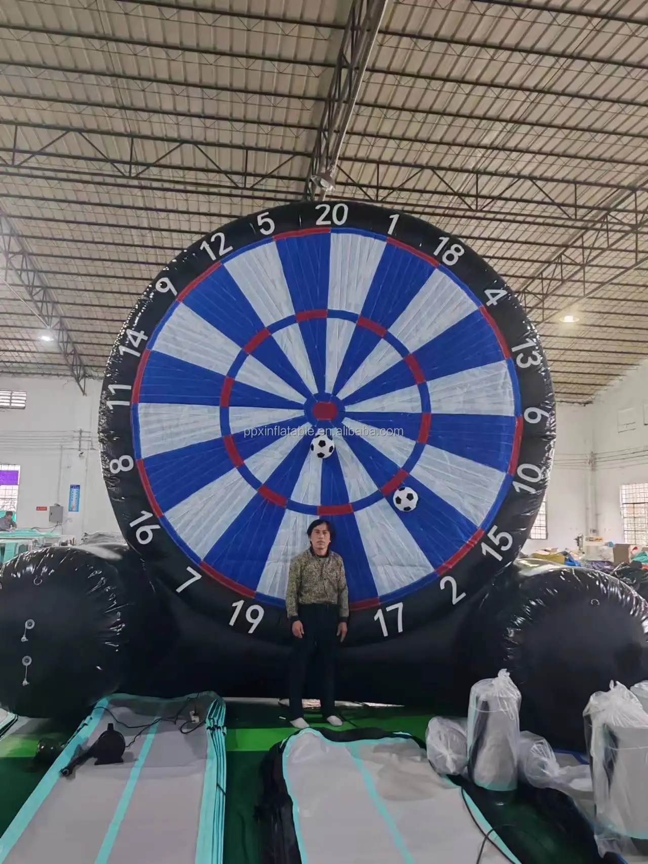 Giant Outdoor Inflatable Football Darts - Fun for All Ages