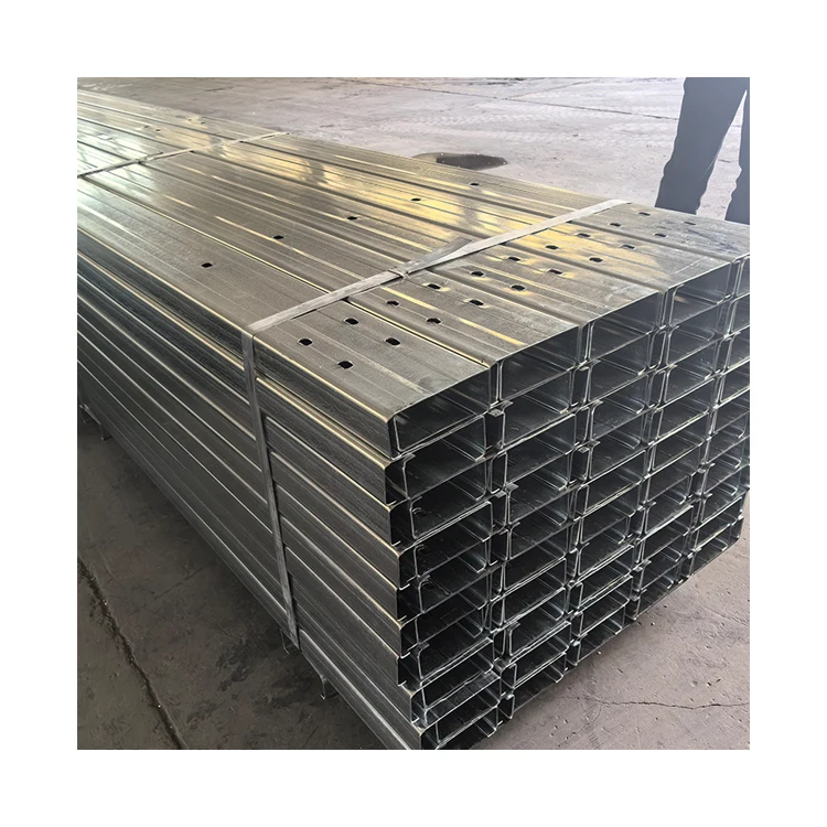 Structure slotted channel Galvanized Channel steel C type U type c ...