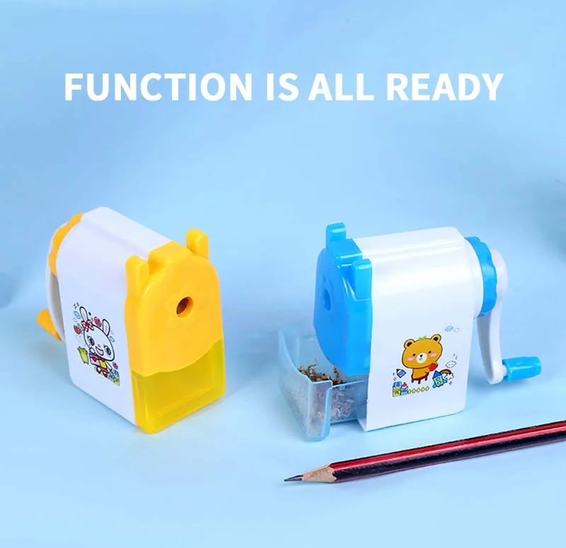 Custom Abs Kids Cute Pencil Sharpening Machine Heavy Duty Hand ...