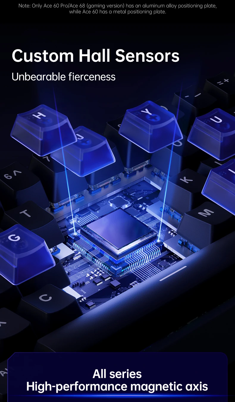 MCHOSE Ace68 Magnetic Axis Keyboard - Customized Gaming