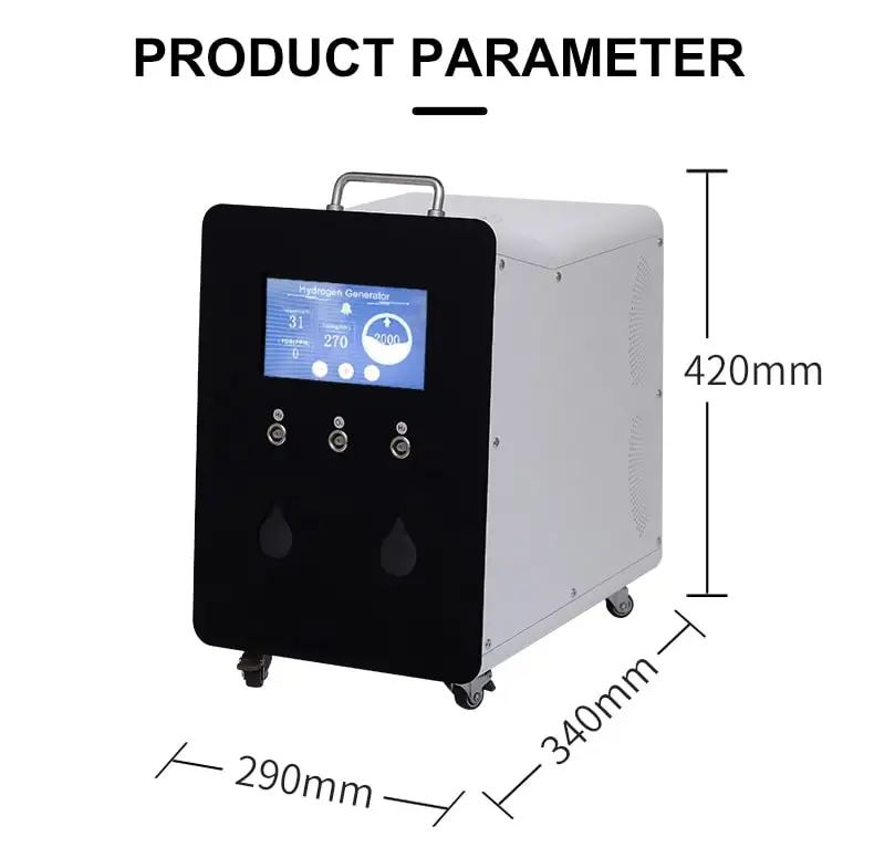 Home Molecular Hydrogen Inhalation Machine Breathing 600ml 900ml 1500ml ...