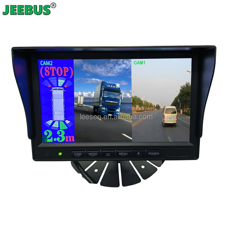 Heavy Duty Bus Truck Font Rear Reverse Camera 24v Ultrasonic Digital ...