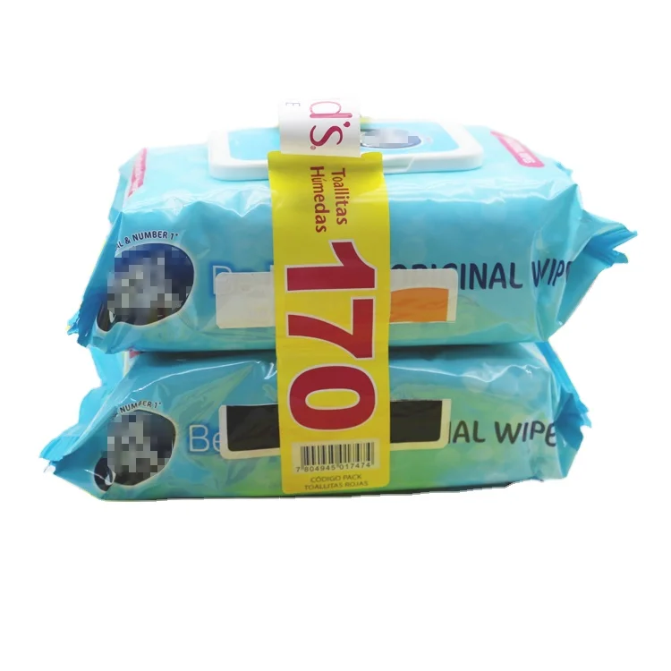 Custom Premium Thick Soft Wet Wipes Packaging With Fliptop Lid & Label ...