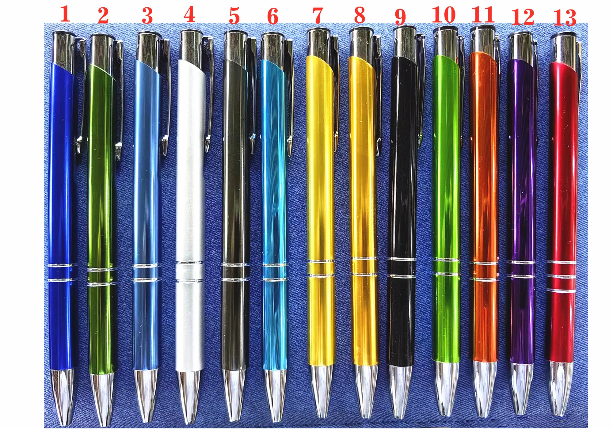 Custom Multicolor Luxury Metal Roller Pens Premium Ballpoint Pens with ...