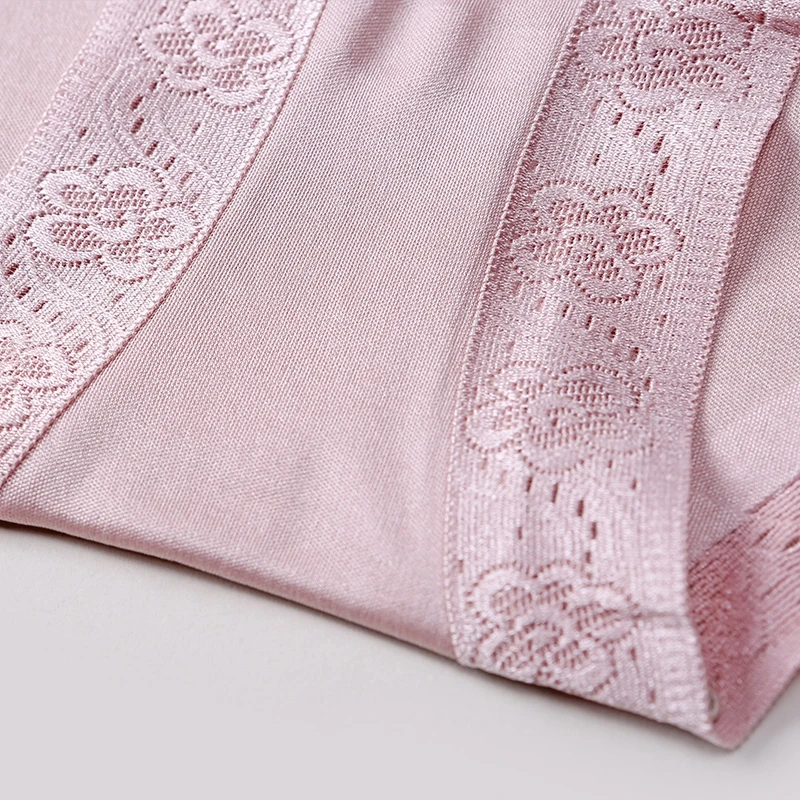 Hot Selling Erotic Pure Bra Girls Wearing Silk Panties Ice Silk Lace ...