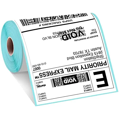 4x6 Shipping Label A6 Thermal Sticker Paper Thermal Printer Label Paper ...