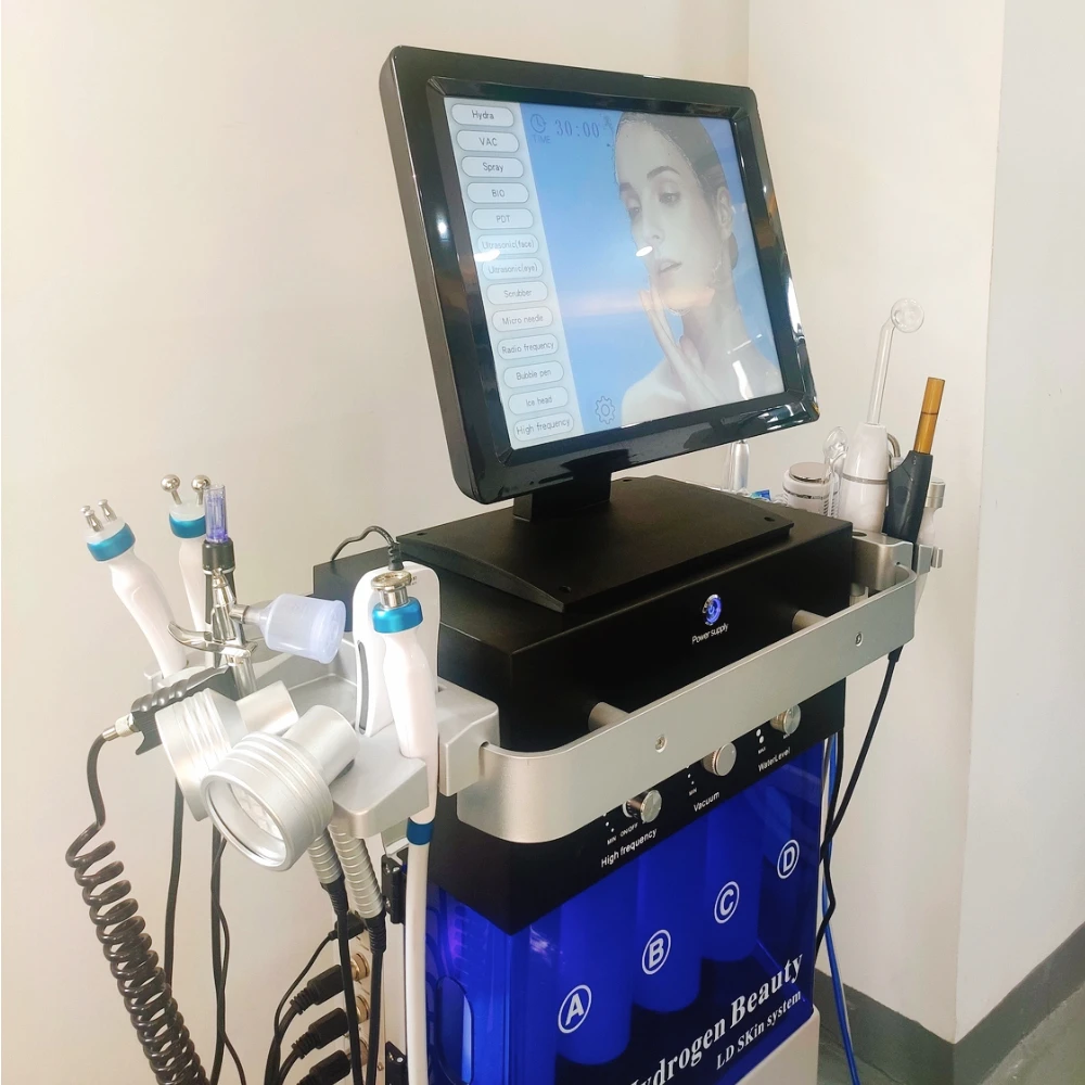 14 In 1 Multifunction Facial Machine With Booster Handle Hydra ...