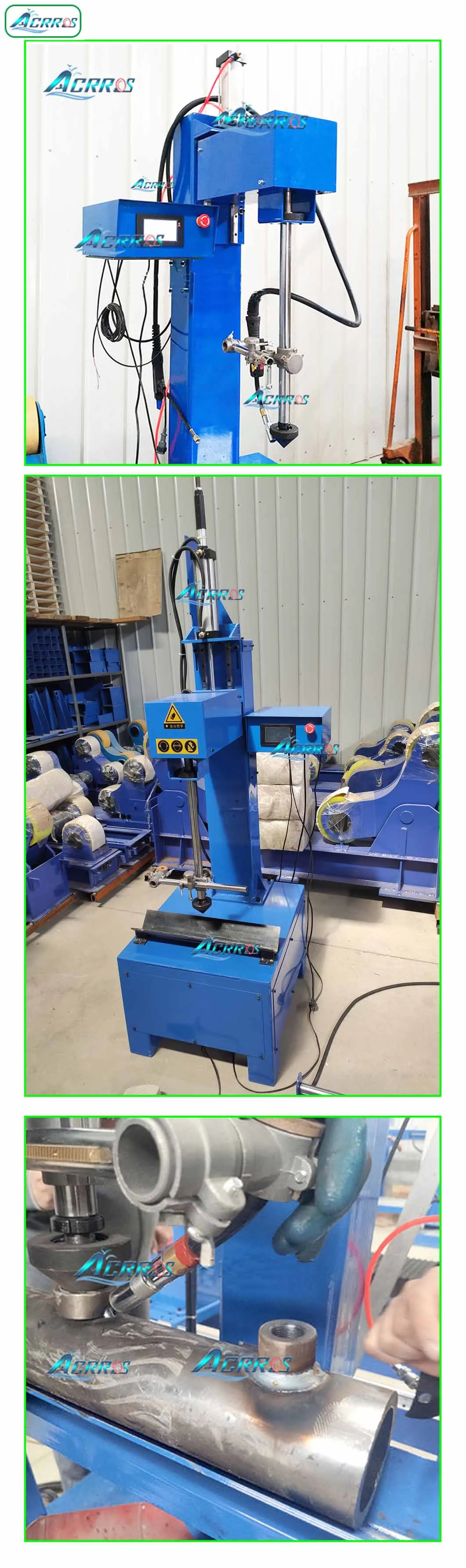 ACROSS Oil Nozzle Cylinder Circle Seam Pipe Welding Machine