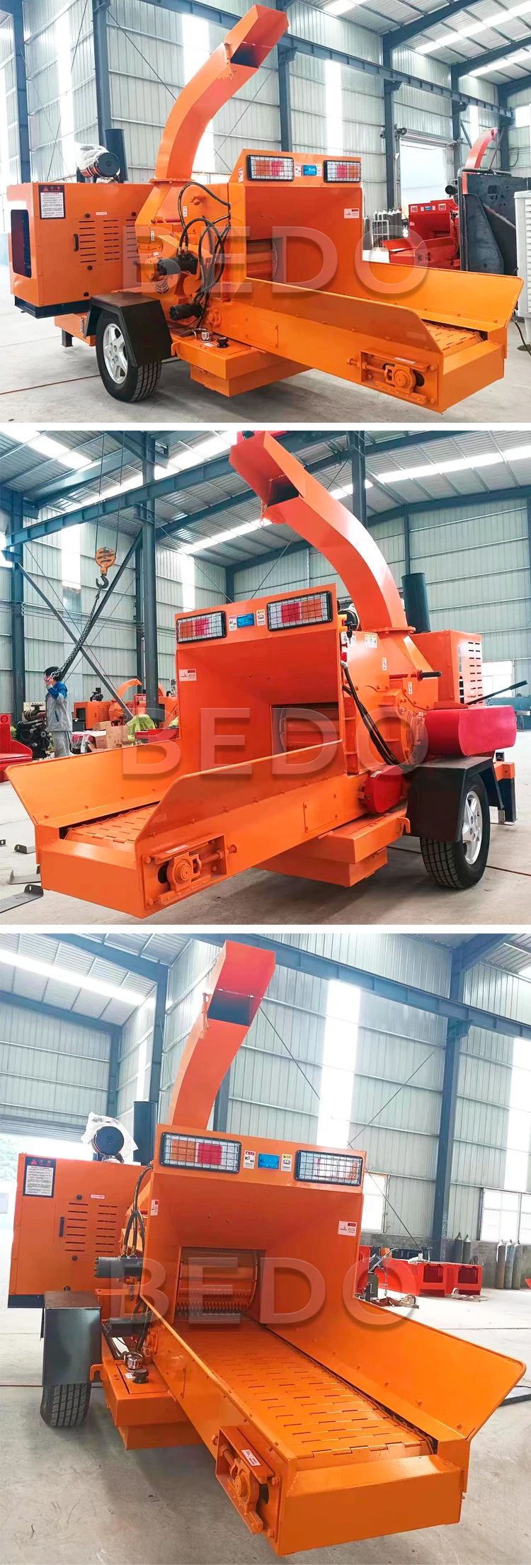 Garden Leaf Mulcher Shredder Mulching Chipping Machine Forest Machinery ...