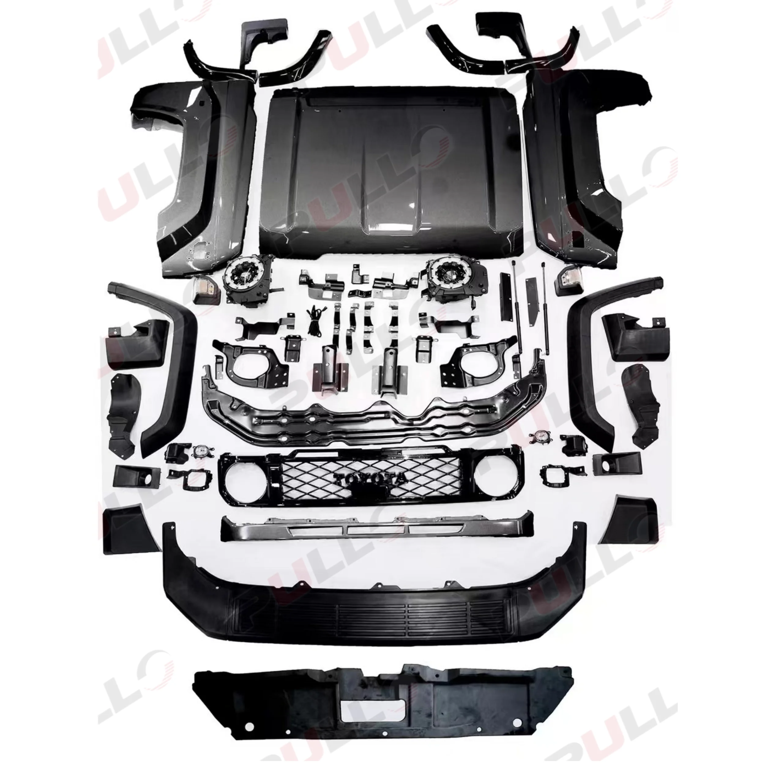 Car Modified Body Kit for 2002-2022 LC70 LC76 LC79 Upgrade to 2024 ...