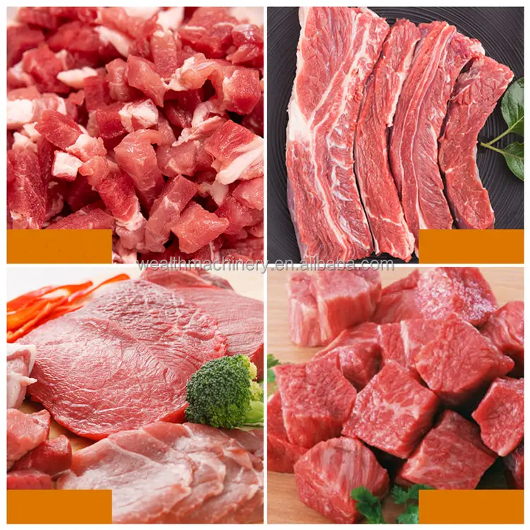 Fresh Meat Cuber Dicer Pork Dicing Machine Meat Strip Cutter Cutting ...