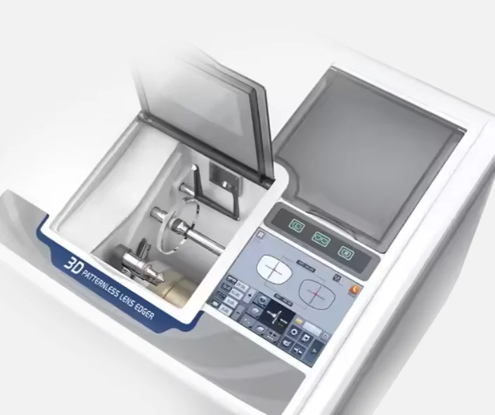 3D Patternless Edger Optical Instrument EC-3200+CT-700 Auto Lens Edger ...