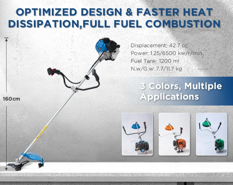 Yeoman 2024 Weed Grass Cutter Weed Cutting Machine Petrol 2- Stroke Engine Gasoline Power String ...