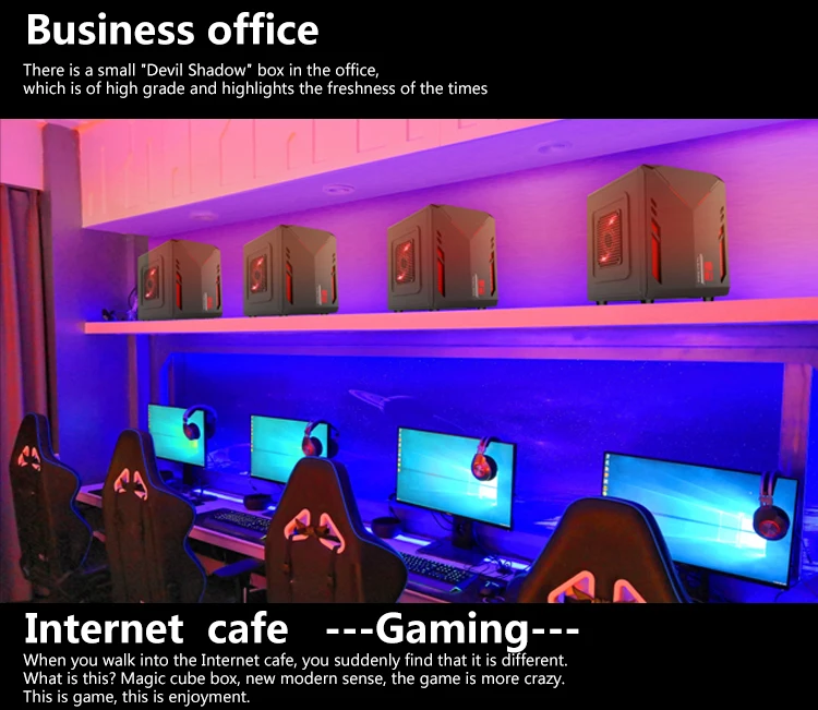 Oem Custom Pc Cpu Cabinet Casing Office Desktop Atx Mini Integrated ...