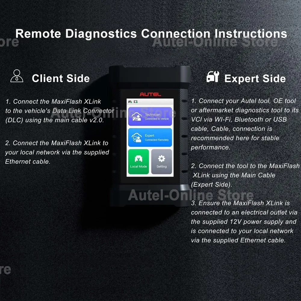 Autel Maxiflash Xlink J2534 Tool Remote Expert Ecu Programming Device ...