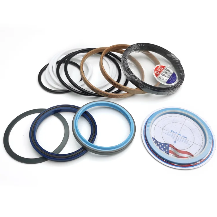 Excavator Parts Boom Cylinder Hydraulic Oil Seal Rebuild Repair Kit ...