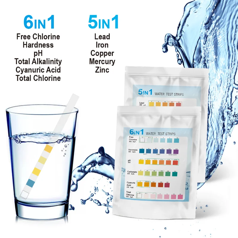 20 In 1 E.coli And 6 In 1 Heavy Metal Testing Kit For Drinking Water ...