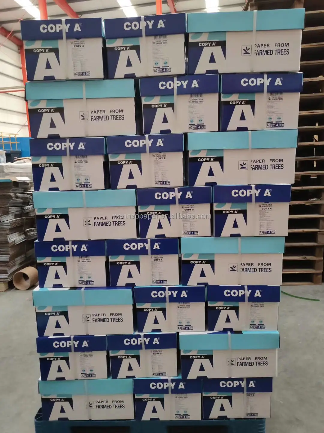 A4 Copy Paper 500 Sheet Pallet - Office Paper Export Ukraine