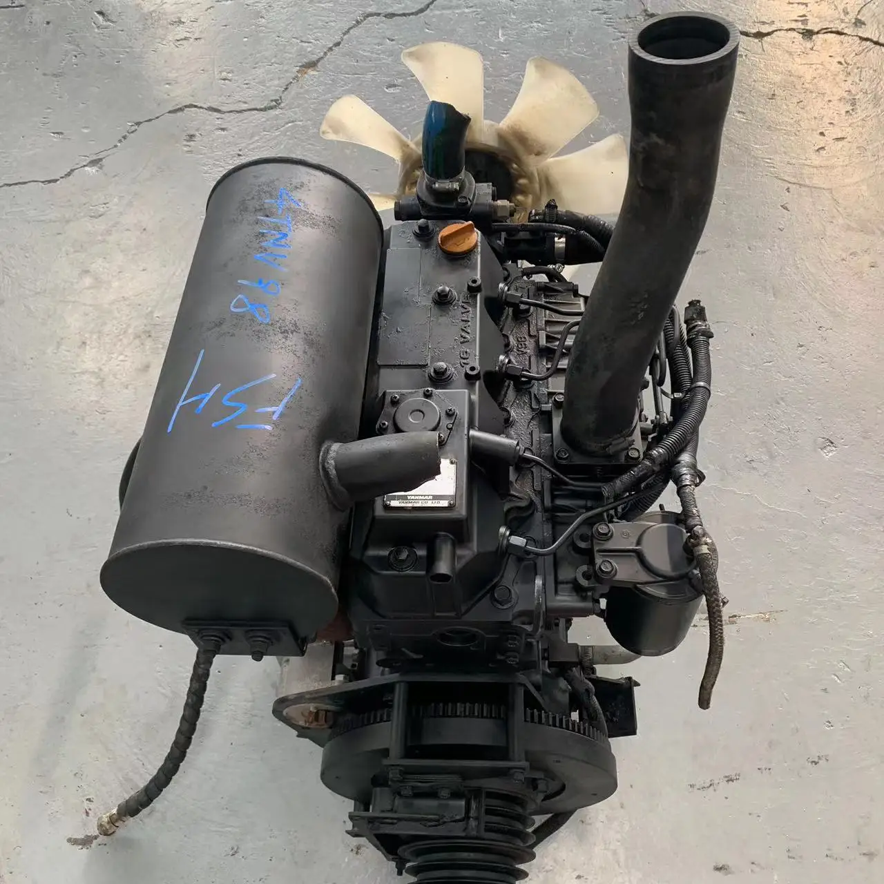 Yanmar Used Diesel Engine 4tnv98t- Direct Injection - Excavator ...